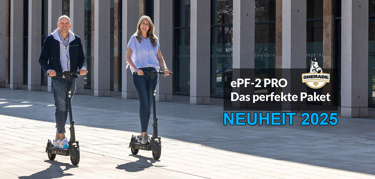 ePF-2 PRO e-Scooter von ePowerFun mit Straßenzulassung – SHERADE.de